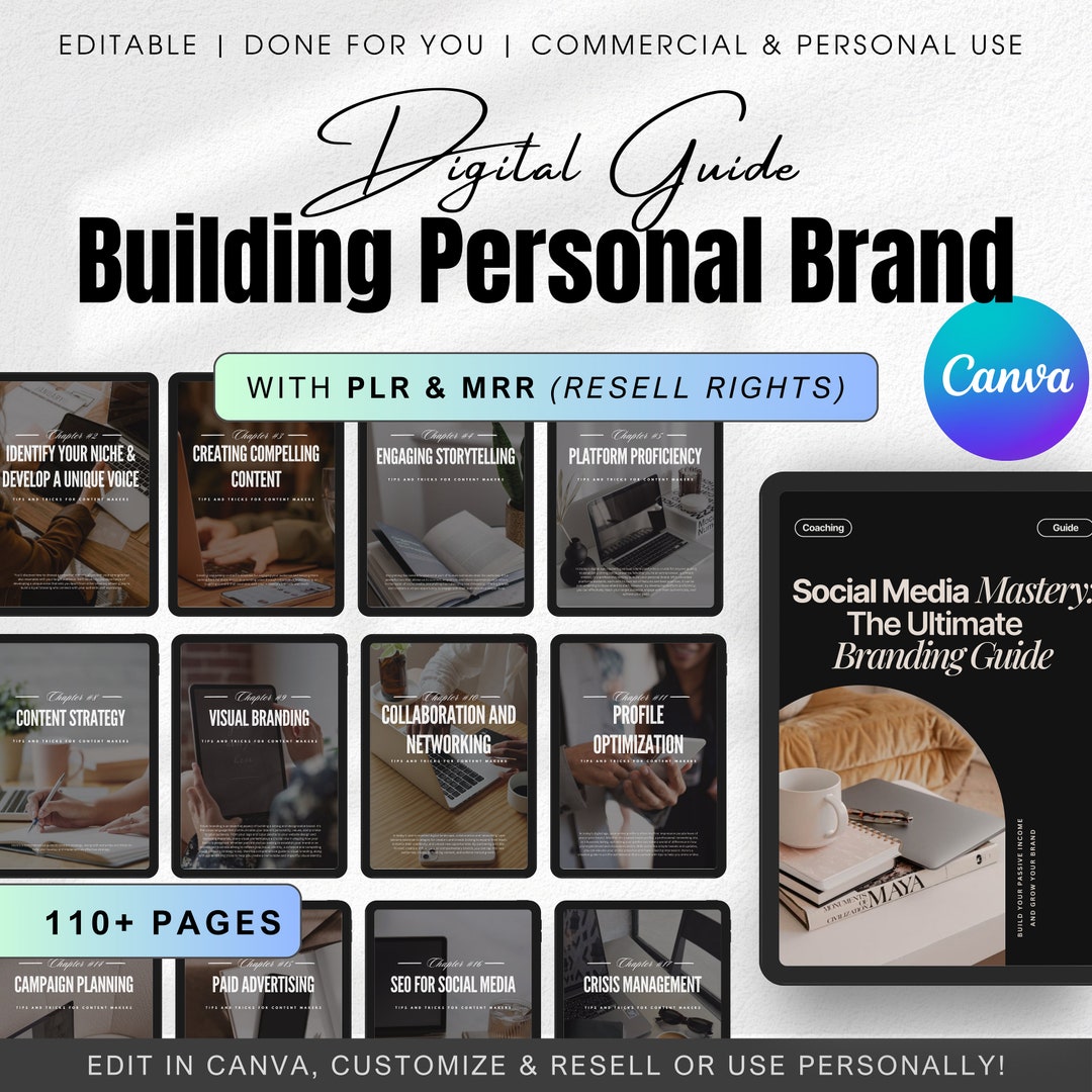 Building Personal Brand Mrr Plr Guide Done for You | Ultimate Guide Master Resell Rights Private ...