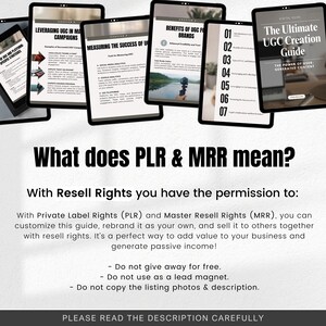 Ultimate Guide to UGC | Master Resell Rights MRR, Private Label Rights ...