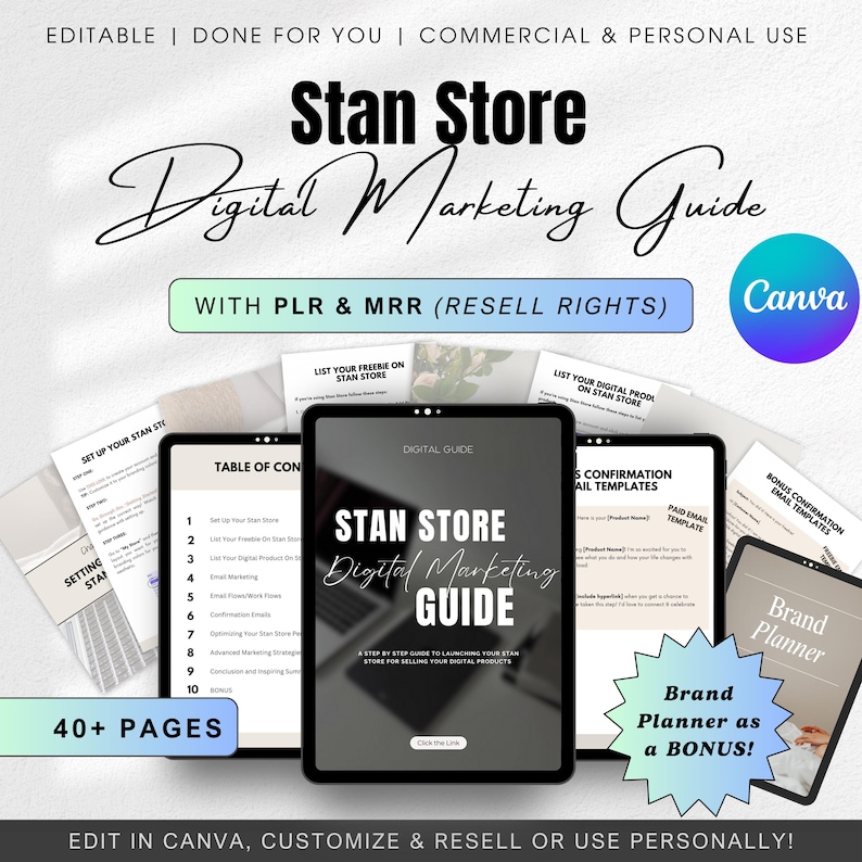 How to Set up Stan Store PLR MRR Guide Private Label Rights Master Resell Rights, Success With ...