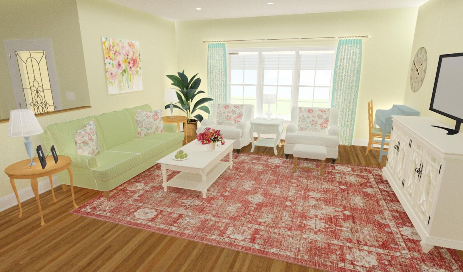 English Cottage Open Concept 3BR/2BA 1,844 Sf - Etsy