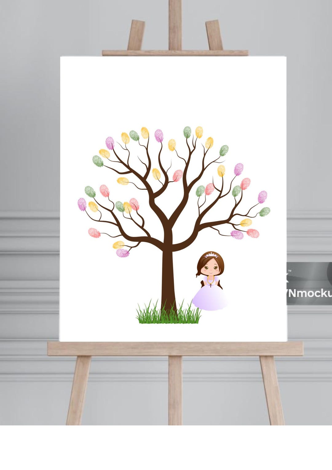 Fingerprint Tree | Signatures for a Girl's First Communion ...