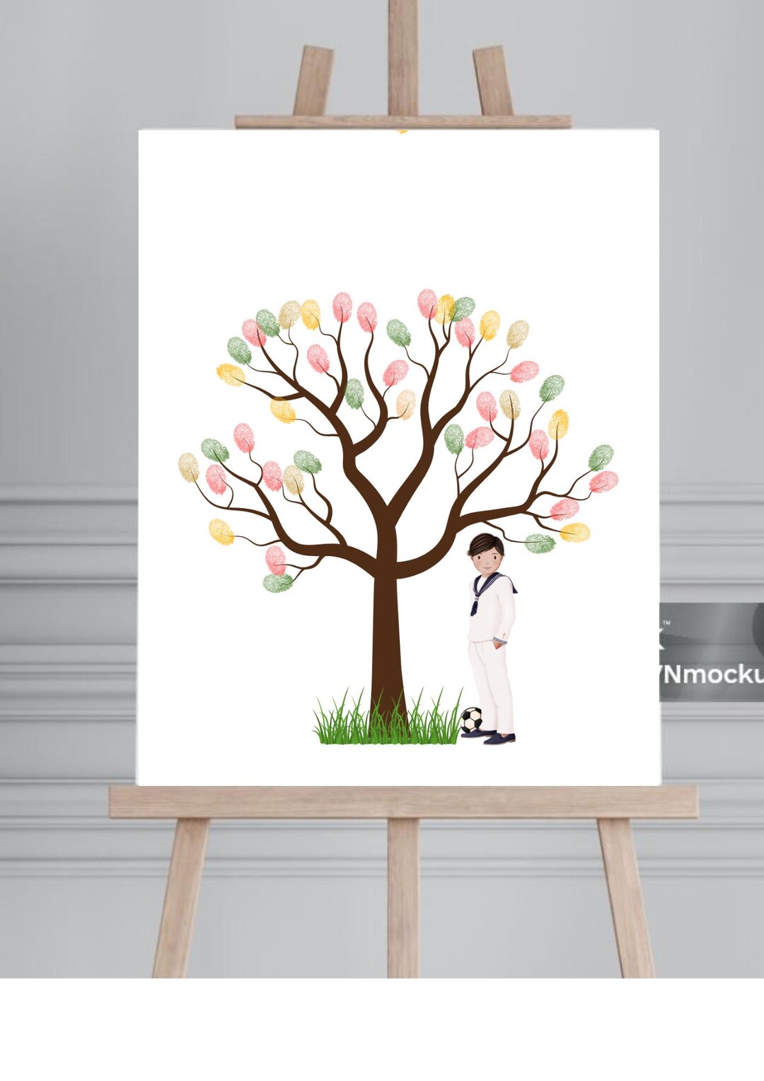 Fingerprint Tree | Signatures for a Boy's Communion | Downloadable and ...