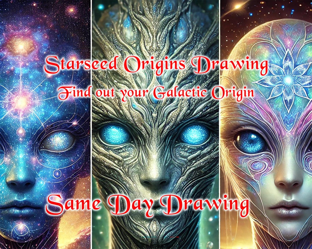 Same Day Starseed Origin Drawing, Cosmic Origin Drawing, Galactic ...