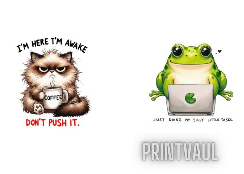 Funny Quotes Sticker Bundle | Printable Digital Stickers | Cute ...