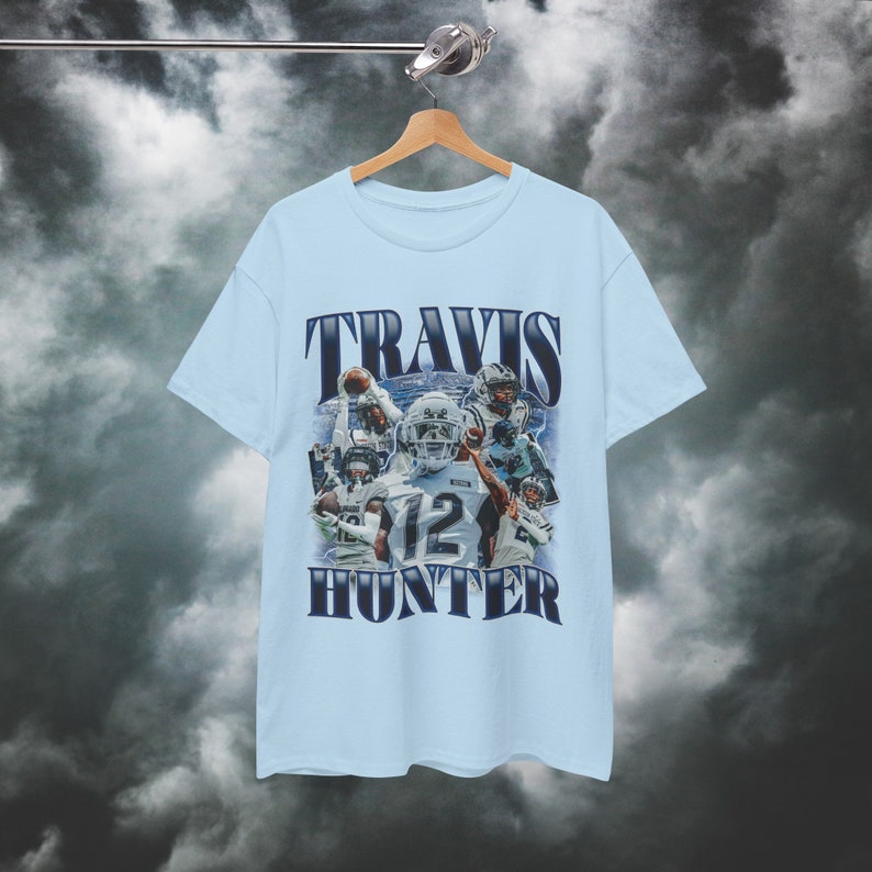 Travis Hunter Vintage Bootleg Tshirt, 90s Retro Travis Hunter Graphic ...