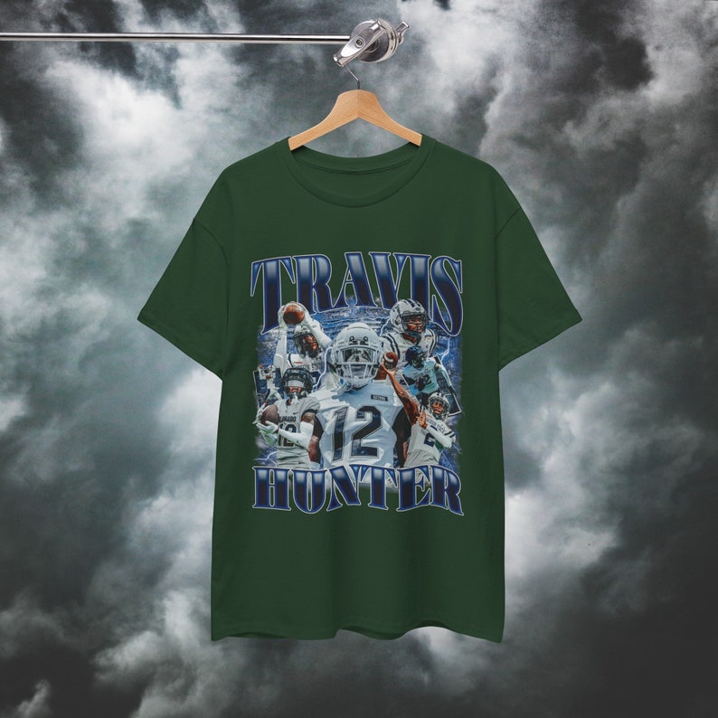 Travis Hunter Vintage Bootleg Tshirt, 90s Retro Travis Hunter Graphic ...