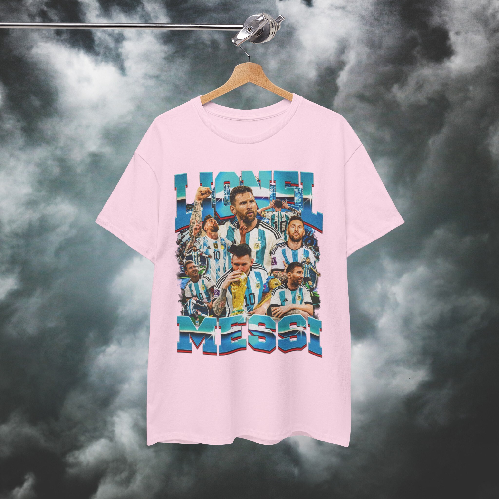 Lionel Messi Vintage Bootleg T-shirt, Lionel Messi Football Soccer ...