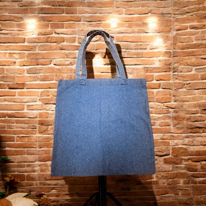 Denim Tote - Etsy