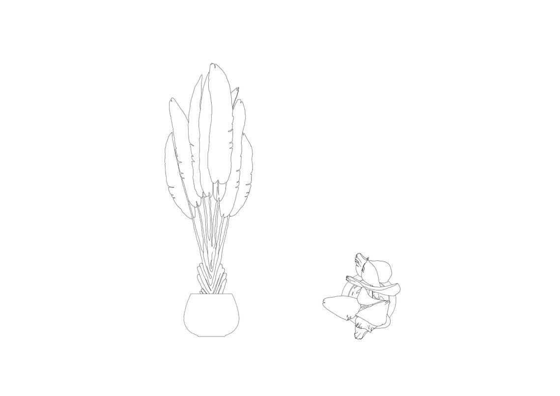 2D PLANTS MODELS for Autocad , Archicad , Architectural and Design ...