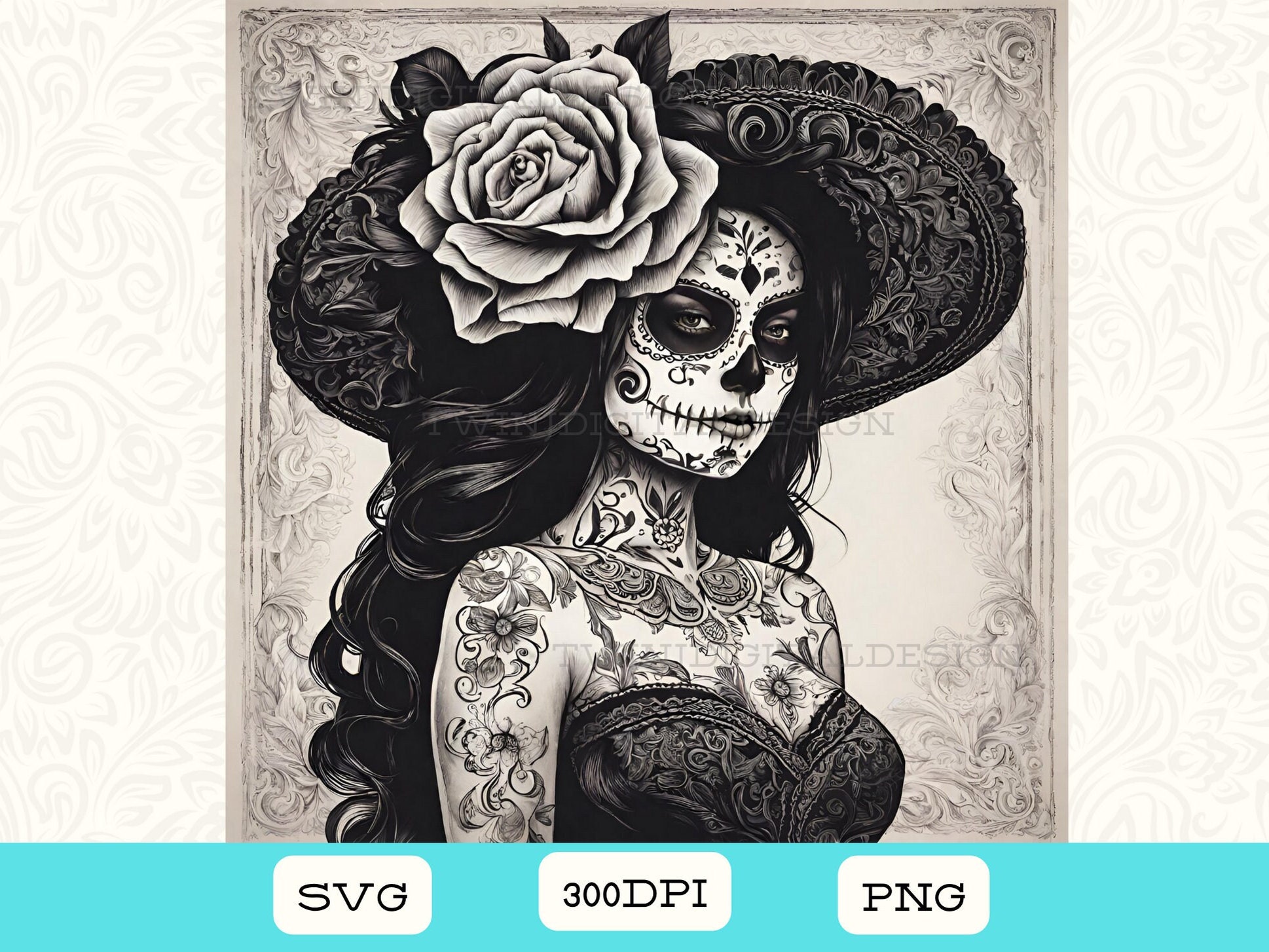 High Quality Day of the Dead , Dia De Los Muertos , La Catrina Woman ...