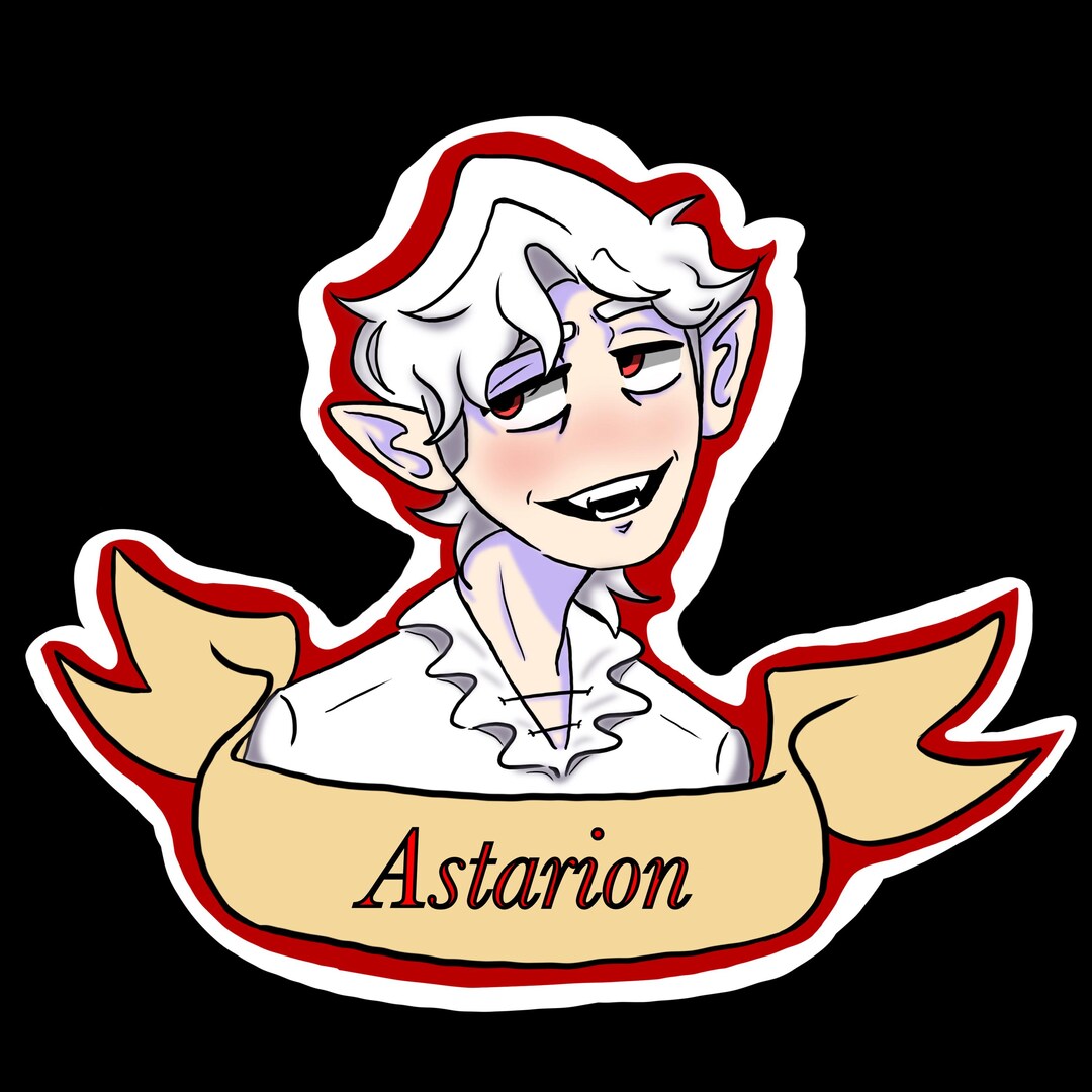 Baldurs Gate 3 Astarion Sticker - Etsy