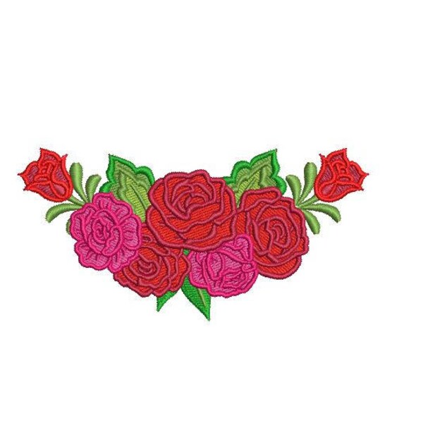 Mexican Flower Embroidery - Etsy