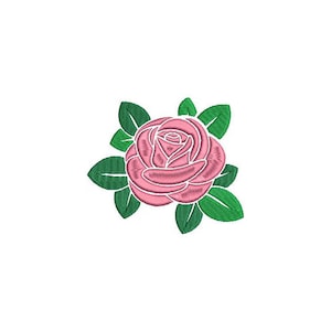 Rose Embroidery - Satin Rose Machine Embroidery File Design - 4 X 4 ...