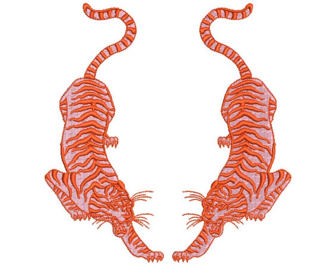 Tiger Head Biker Large Back Patch on Vest, Sew Patch, Custom Patch, Embroidery Patch, Iron Patch ...