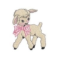 Baby Lamb Embroidery - Etsy
