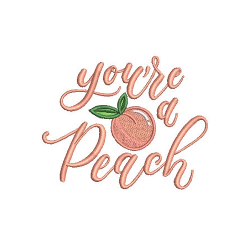 You're A Peach Card - Etsy