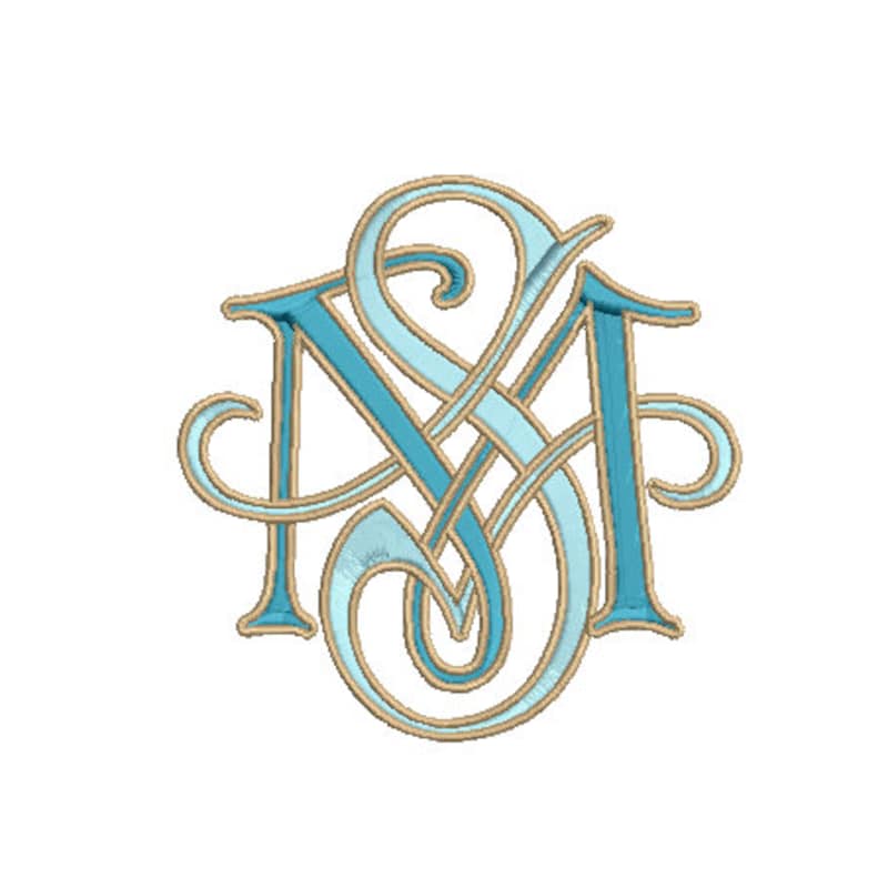 Scroll Monogram - Etsy