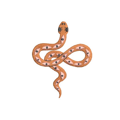 Boho Snake Stars Embroidery Design Urban Modern Machine - Etsy