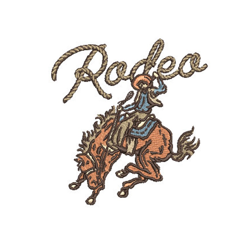 Rodeo Cowboy Embroidery Patterns - Etsy