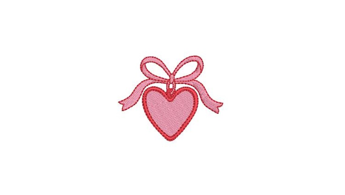 Heart Locket Monogram Frame - Machine Embroidery File Design - 3x3 Inch ...