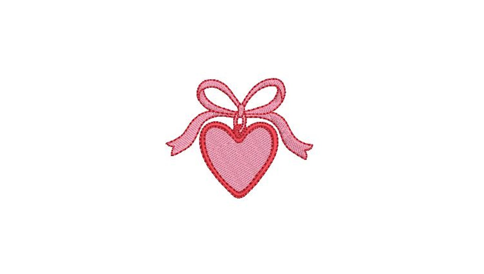 Heart Locket Monogram Frame - Machine Embroidery File Design - 3x3 Inch ...