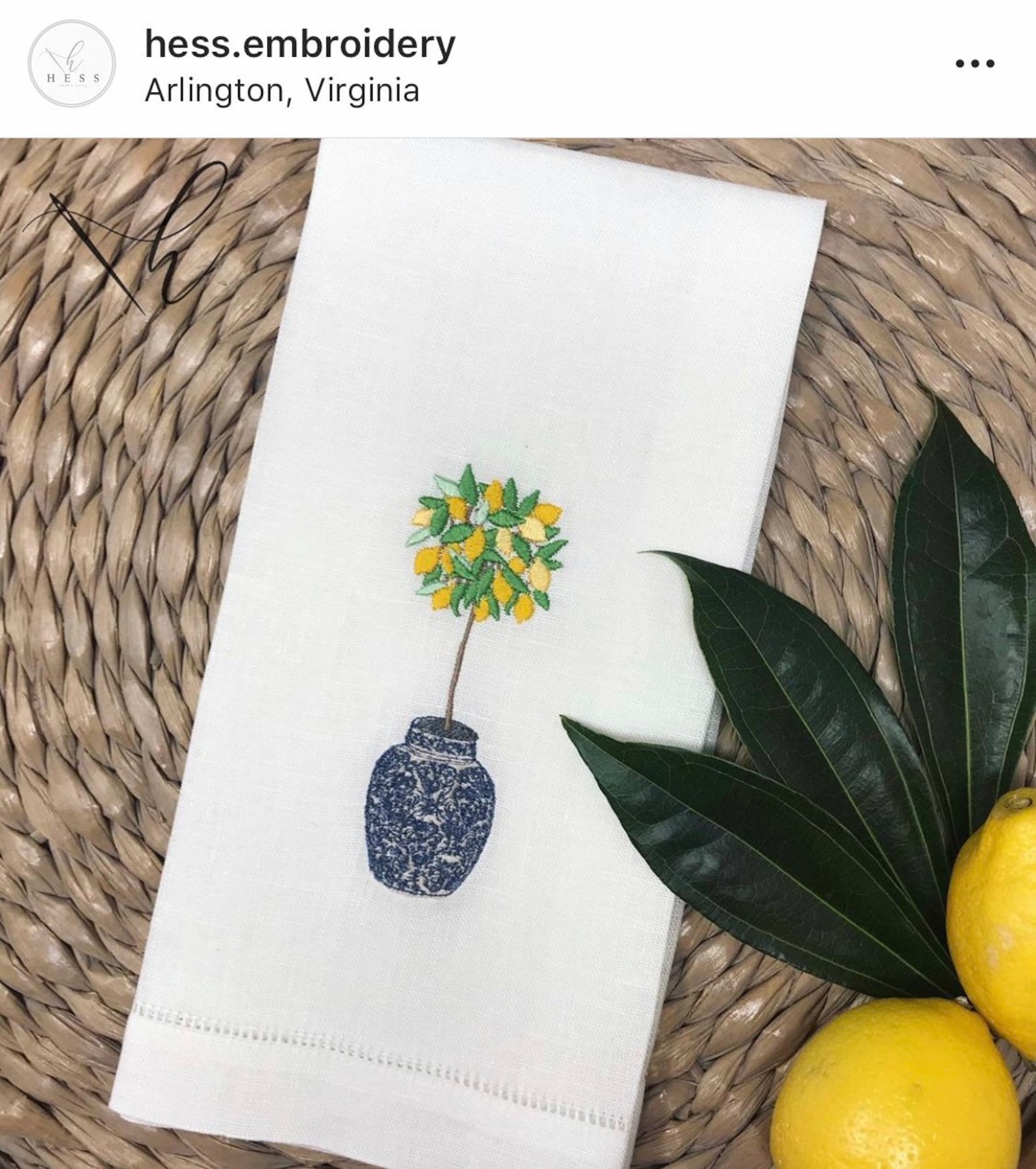 Chinoiserie Lemon Tree Hamptons Pot Plant Machine - Etsy