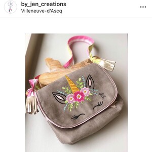 Machine Embroidery Unicorn Face Flowers Machine Embroidery File Design ...