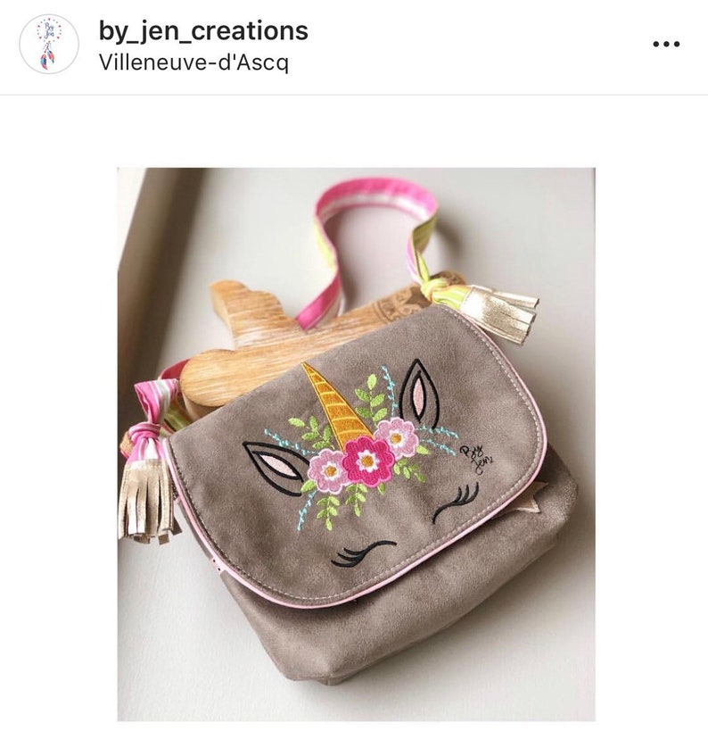 Machine Embroidery Unicorn Face Flowers Machine Embroidery File Design ...