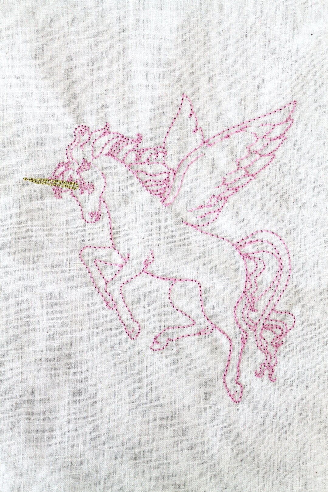 Pegasus Unicorn Embroidery Design -machine Embroidery File Design 5x7 ...