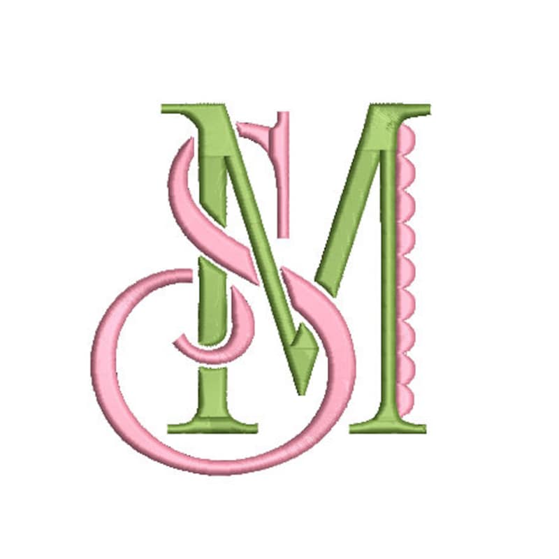M Monogram - Etsy