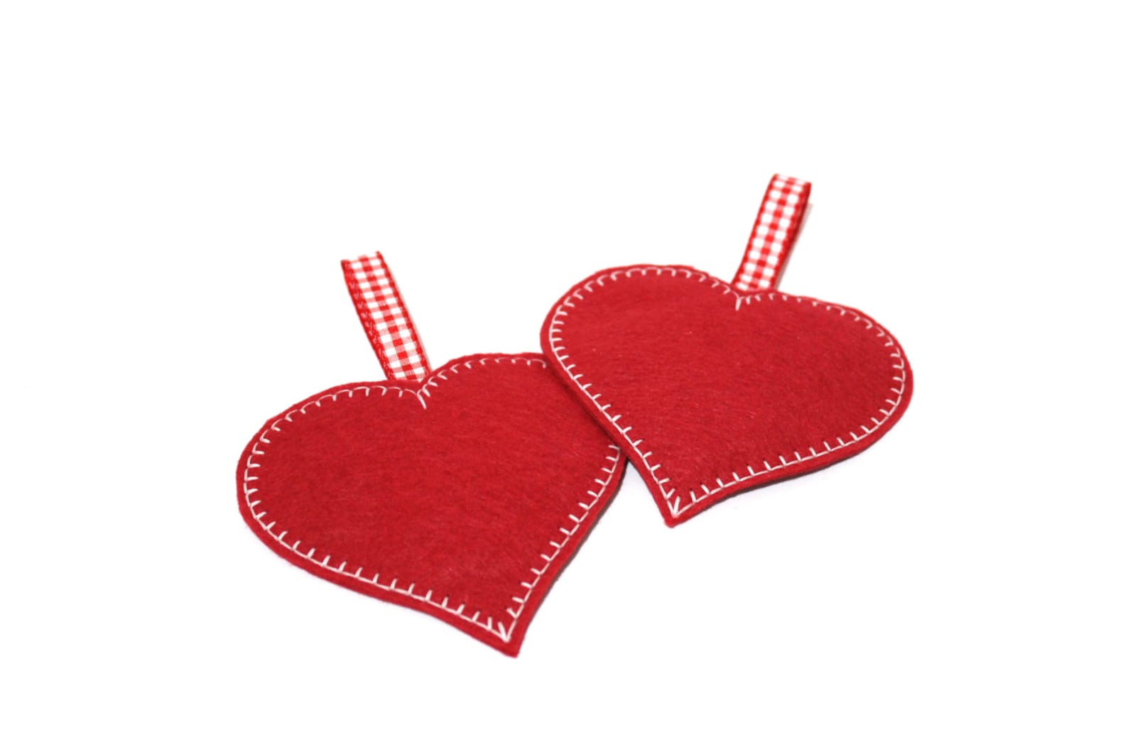 ITH Heart Ornaments Machine Embroidery File Design- in the Hoop Project ...