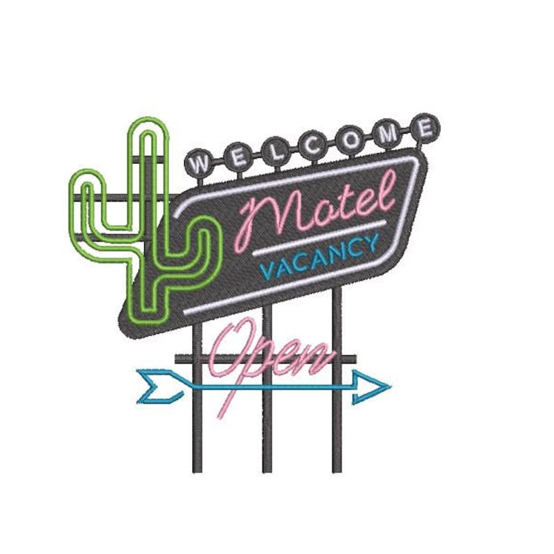 Neon Motel Sign - Etsy