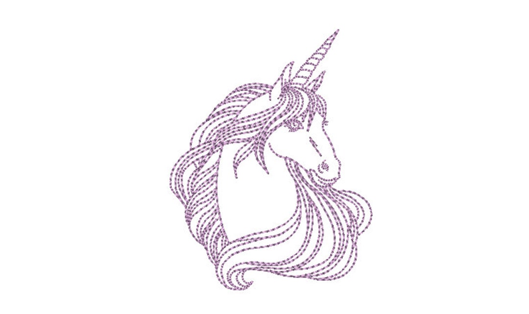 Unicorn Machine Embroidery Design - Machine Embroidery File Design 4x4 ...