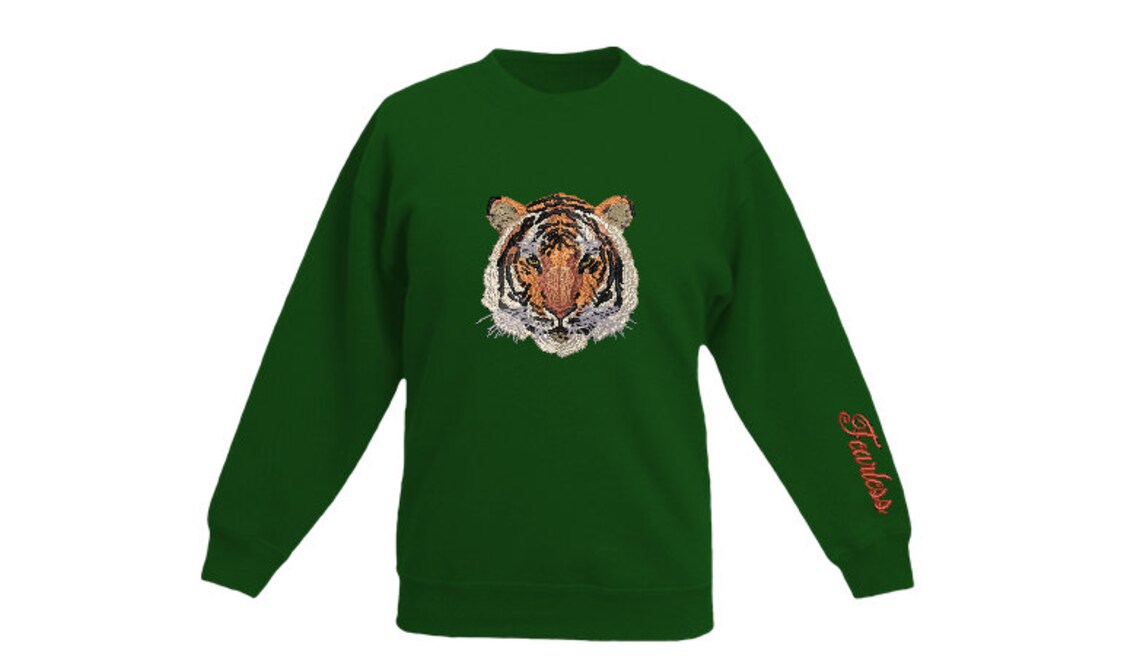 Tiger Embroidery Design Realistic Machine Embroidery File - Etsy