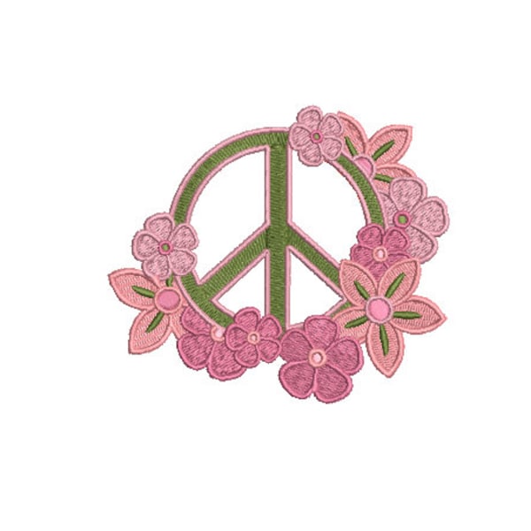 Peace Embroidery - Etsy