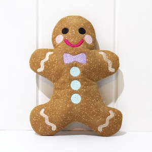 Easy ITH in the Hoop Gingerbread Man Stuffie Softie Toy Machine ...