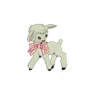 Lamb Embroidery - Etsy