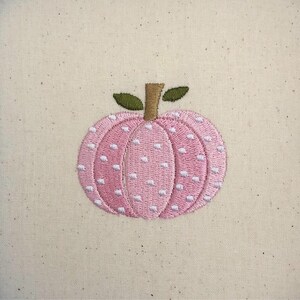 Pumpkin - Chinoiserie Chic - Mini Spotty Pumpkin - Machine Embroidery ...