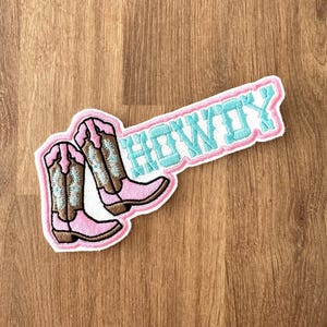 Howdy Boots Machine Embroidery File Design - 5x7 Inch Hoop - Western ...