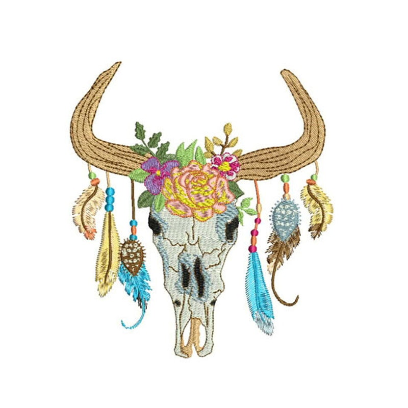 Boho Machine Embroidery - Etsy