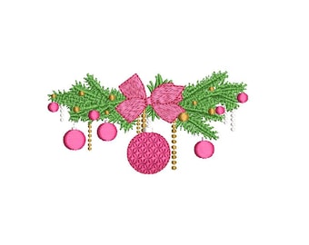 Xmas Display Embroidery - Machine Embroidery File - Design 4x4 Inch ...