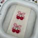 Mini Bow Cherries Embroidery Design - Machine Embroidery Instant ...