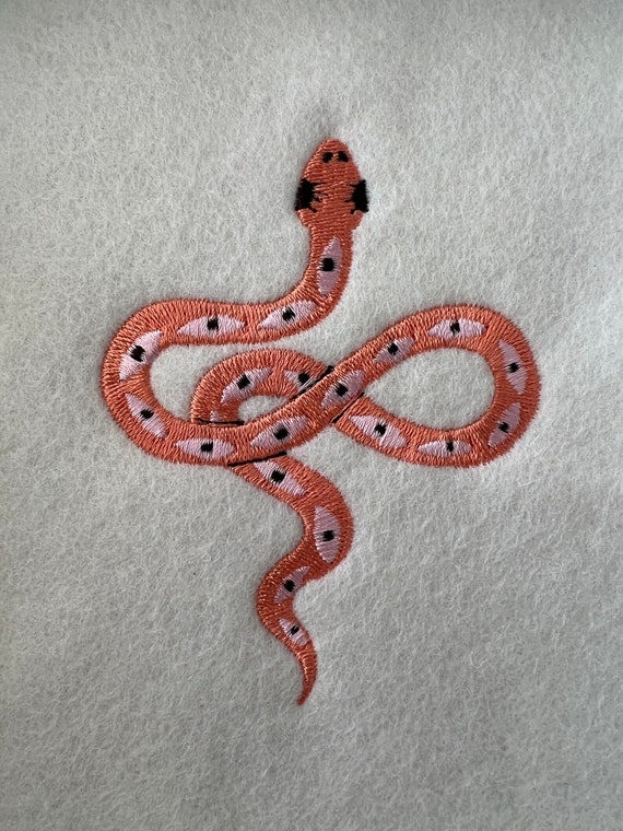Snake Machine Embroidery