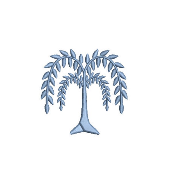 Willow Tree Embroidery Design - Etsy