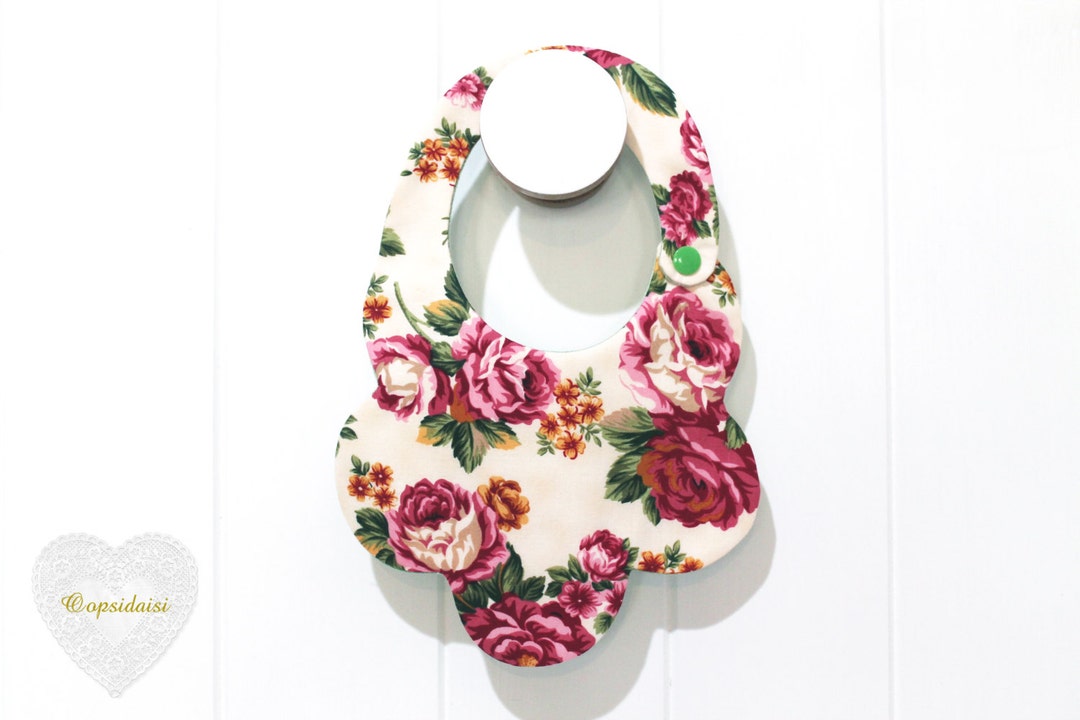 ITH in the Hoop Flower Bib Machine Embroidery File Design 8x12 Hoop in ...