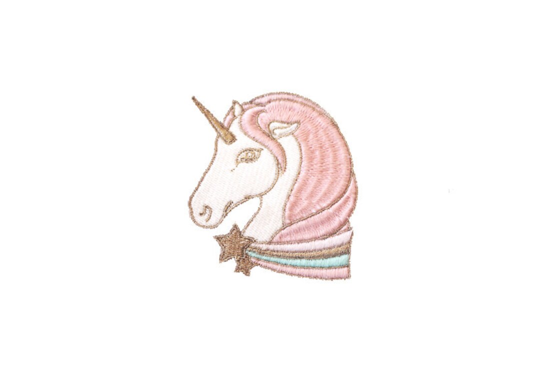 Unicorn Embroidery Design - Machine Embroidery File Design 4x4 Inch ...