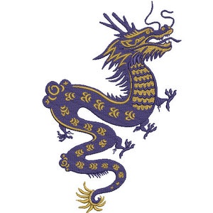 Chinese Dragon Embroidery Design - Urban Modern Machine Embroidery File ...