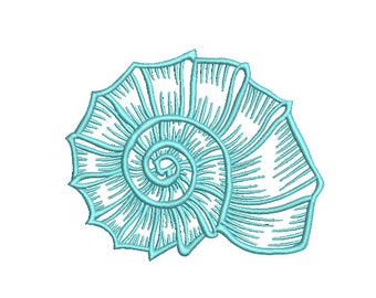 Shell Machine Embroidery - Etsy