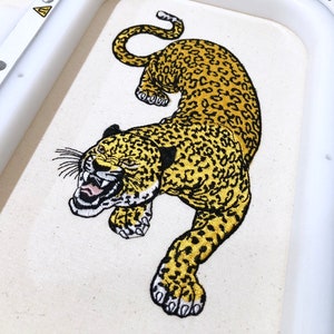 Leopard Machine Embroidery File Design - 5x7 Inch Hoop - Instant ...
