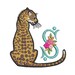 Monogram Leopard Machine Embroidery File Design - 4x4 Inch Hoop ...